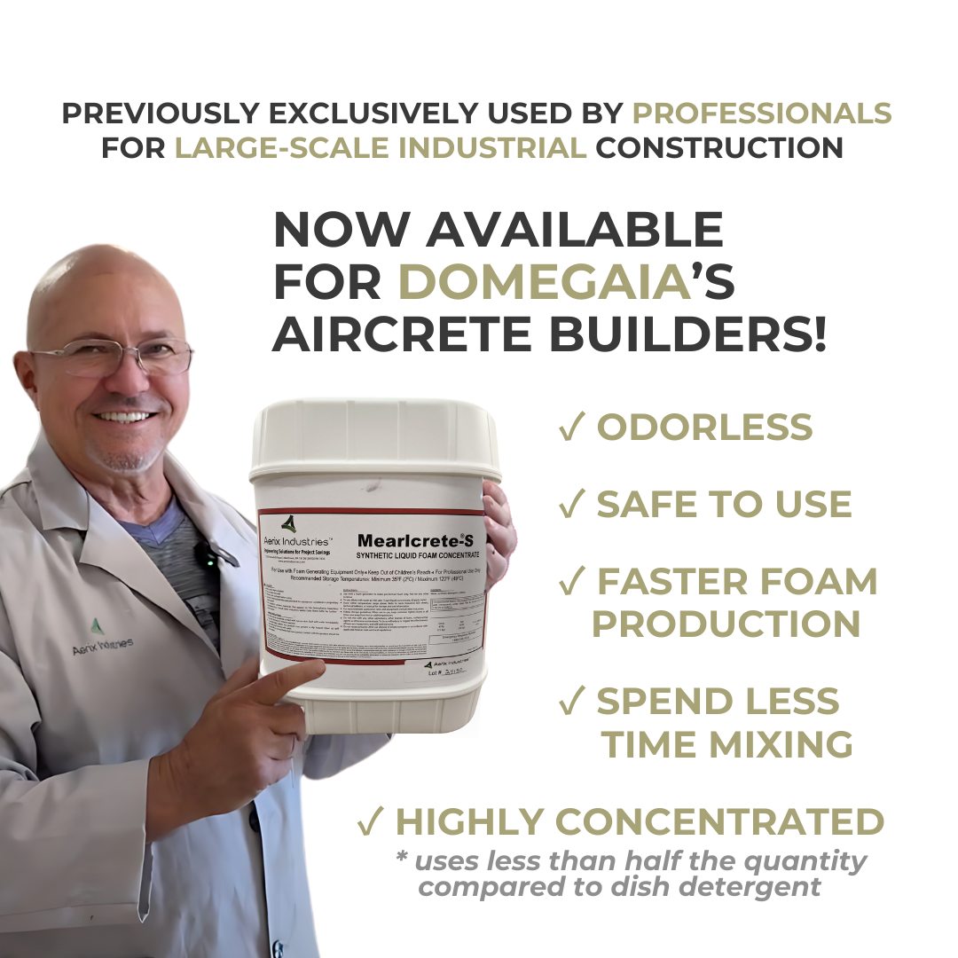 Mearlcrete®-S | FOAM CONCENTRATE – Domegaia