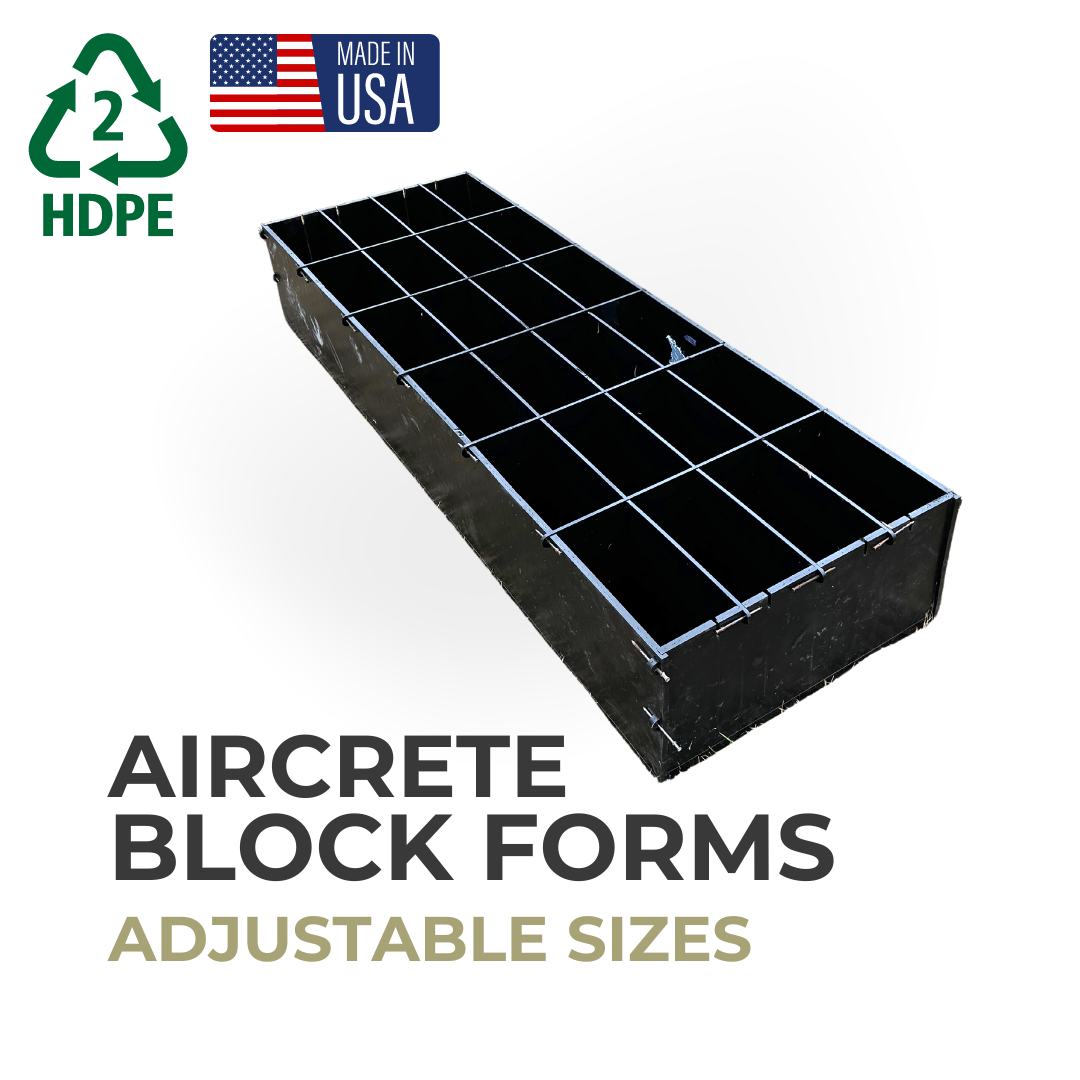 Adjustable Aircrete Block Forms