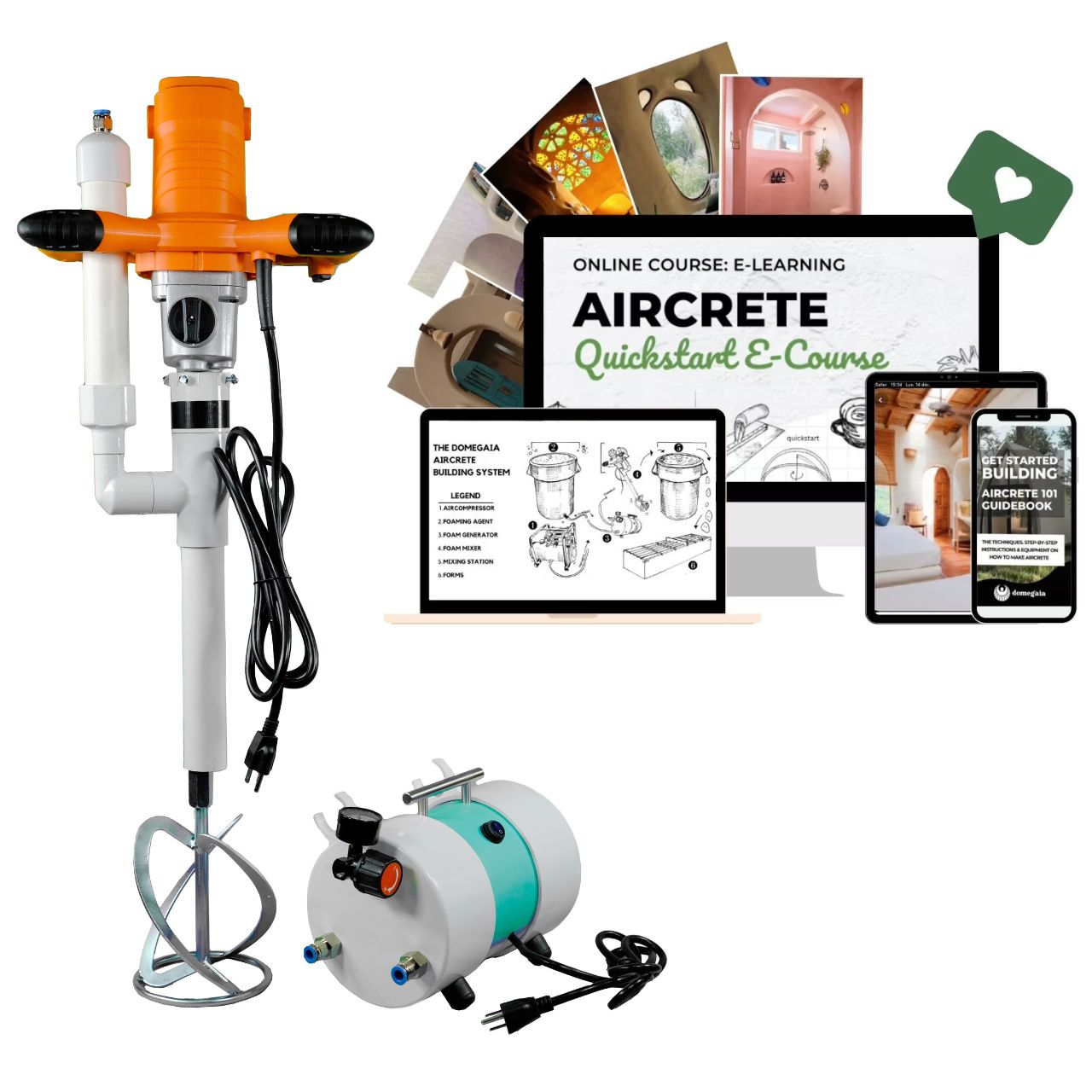 Aircrete Dome Homes - Build your dream with equipment and education