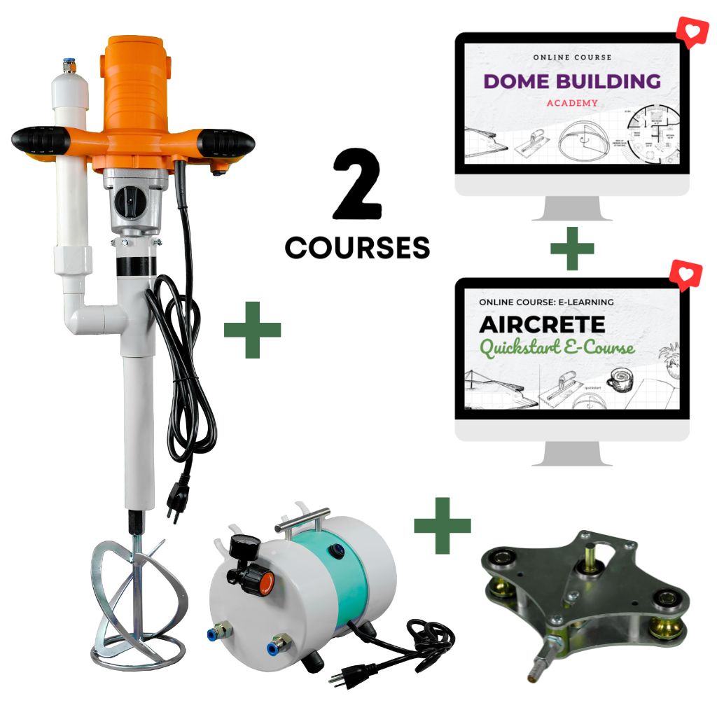 Aircrete Dome Homes - Build your dream with equipment and education